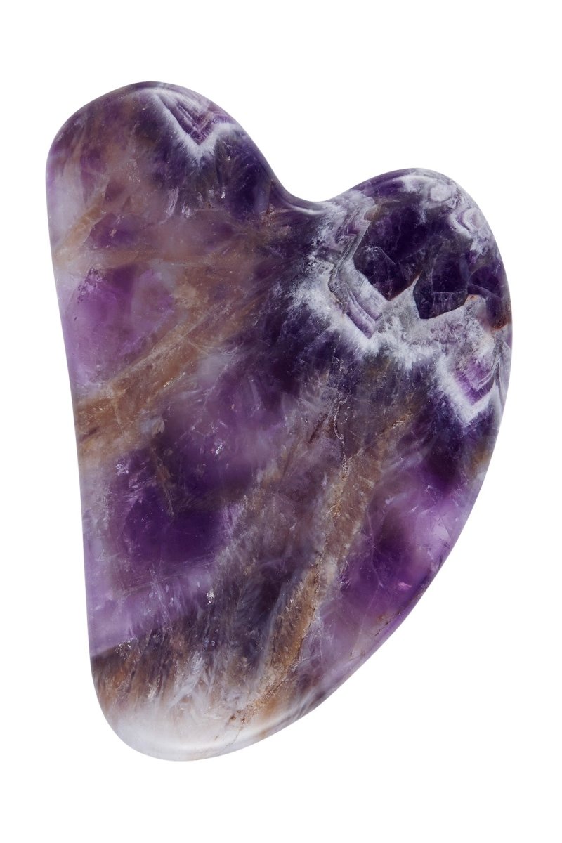 Amethyst Gua Sha Facial Massage Stone - Dolphin - No Bad Vibes | Deauty ...
